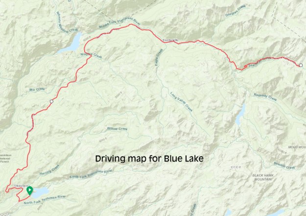 Blue Lake and Blue Canyon | Pinecrest Trails